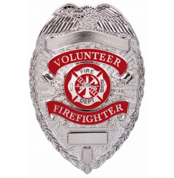 Deluxe Volunteer Firefighter Badge - Army Navy Gear