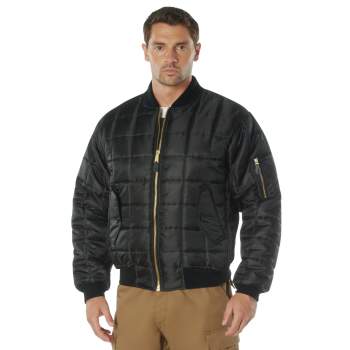 Quilted MA-1 Flight Jacket - Army Navy Gear